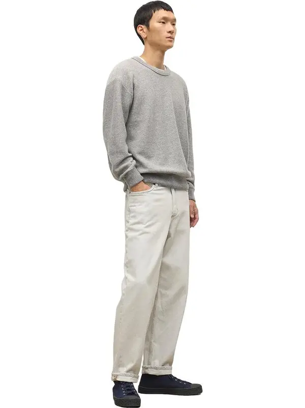 Johnstons Of Elgin Liddell Cashmere Sweatshirt - Grey