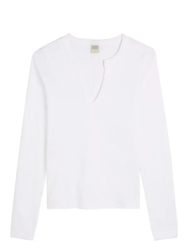 FLORE FLORE Iman Cotton Top - White