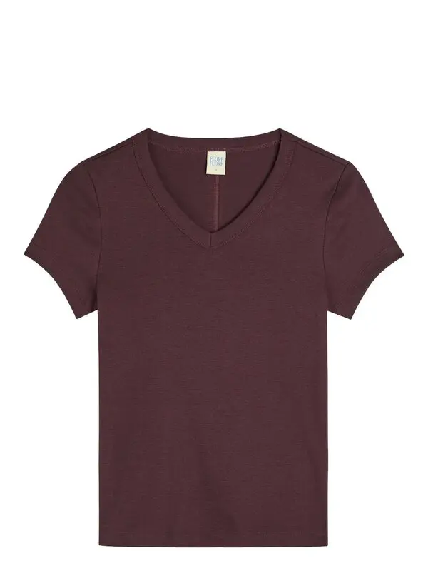 FLORE FLORE Jill Cotton T-shirt - Brown