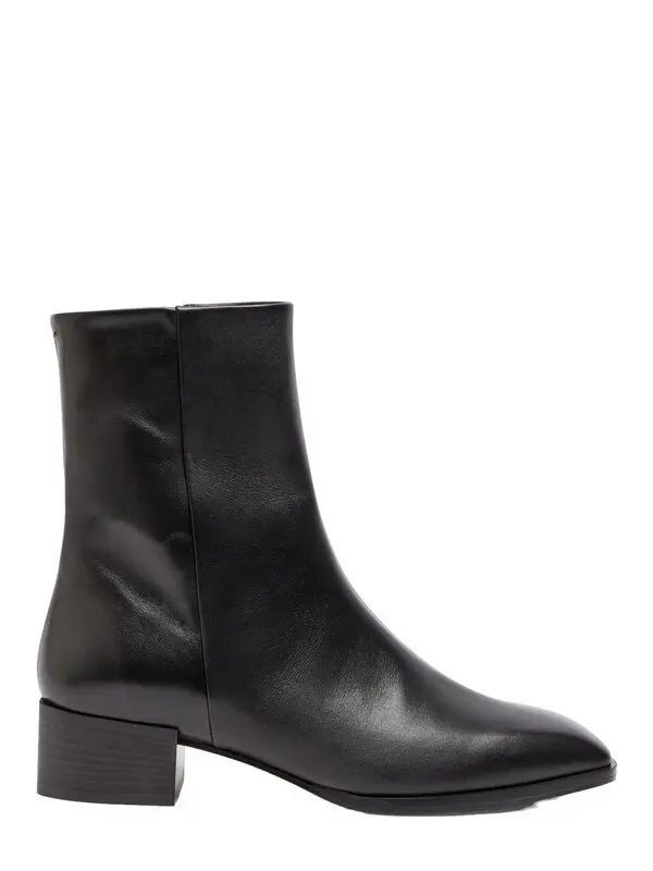 AeydĒ Lee 40 Leather Ankle Boots - Black
