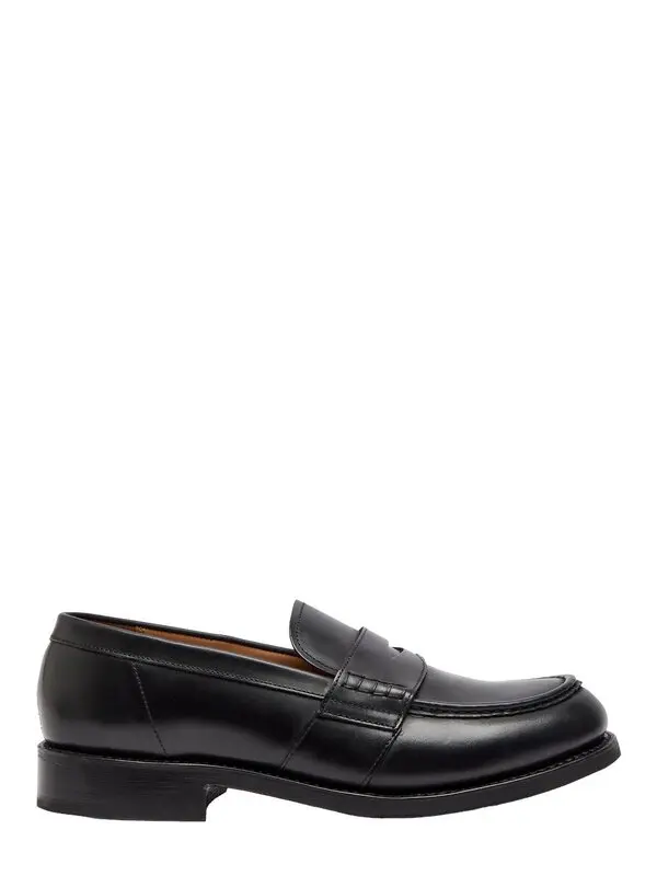 Grenson Bert Leather Derby Shoes - Black