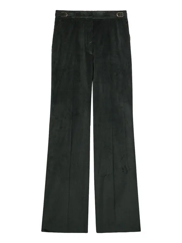 Gabriela Hearst Vesta Straight-leg Corduroy Trousers - Green