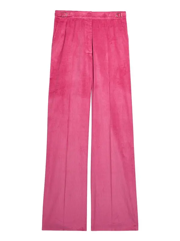 Gabriela Hearst Vesta Straight-leg Corduroy Trousers - Pink