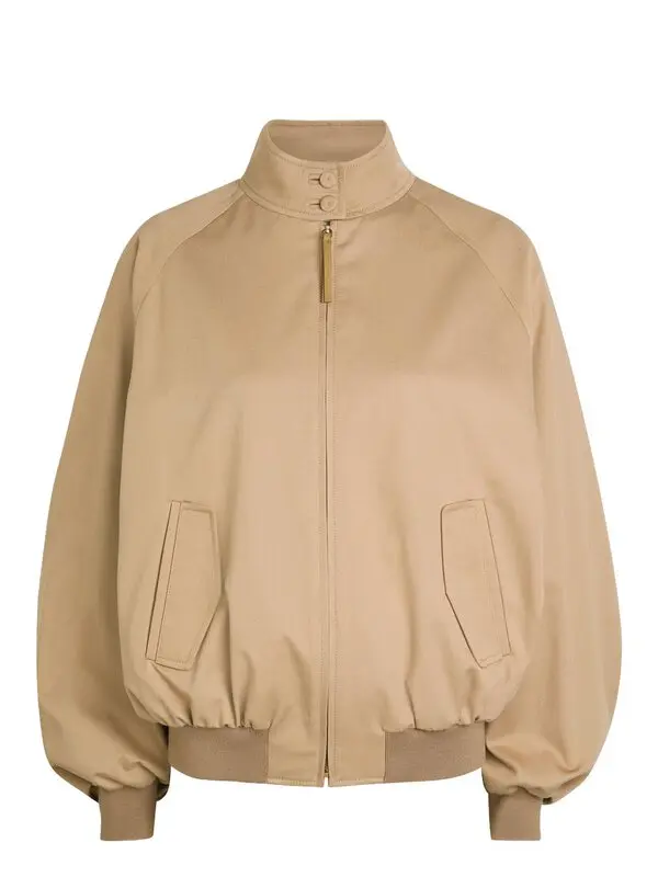 Gabriela Hearst Wynne Cotton Jacket - Camel