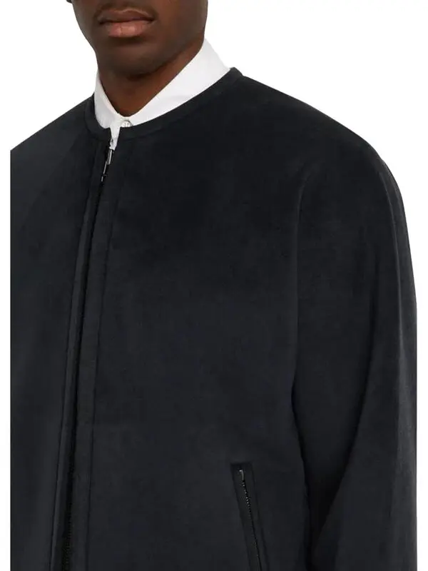 Issey Miyake Ultra Boa Faux Suede Full-zip Blouson - Black