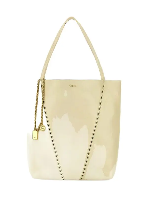 Chloé Chain Charm Tote - Yellow