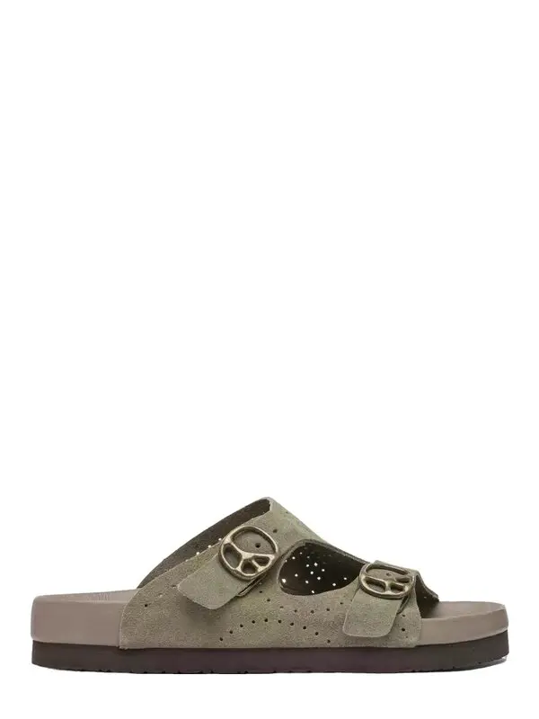 Needles Peace Perforated Sandals - Neutrals