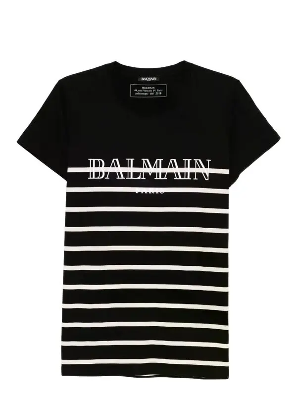Balmain Logo T-shirt - Black