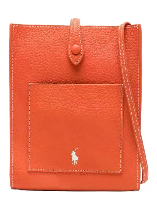 Polo Ralph Lauren Logo-print Pocket Mini Bag - Orange