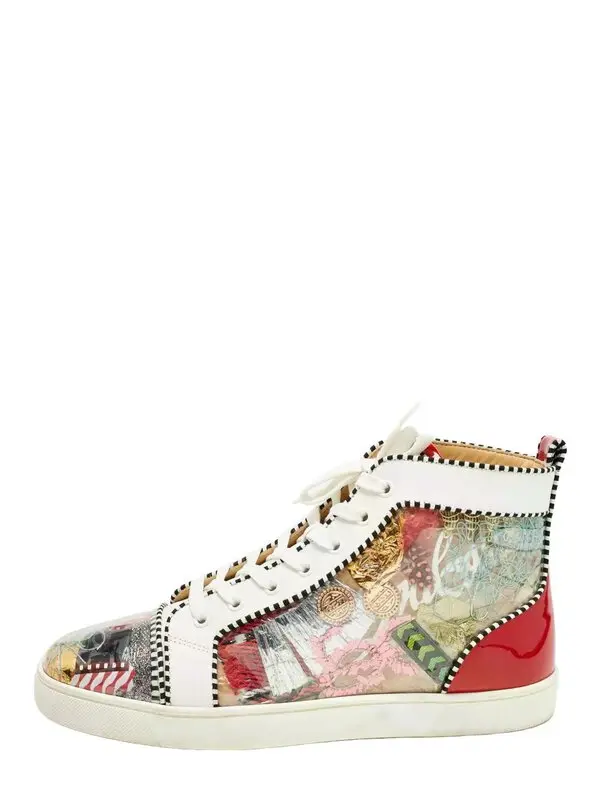 CHRISTIAN LOUBOUTIN Lou Pik Pik Orlato Hi-top Sneakers - White