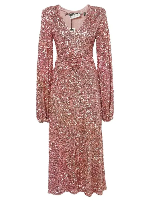 Remain Birger Christensen Sirin Sequin Dress - Pink