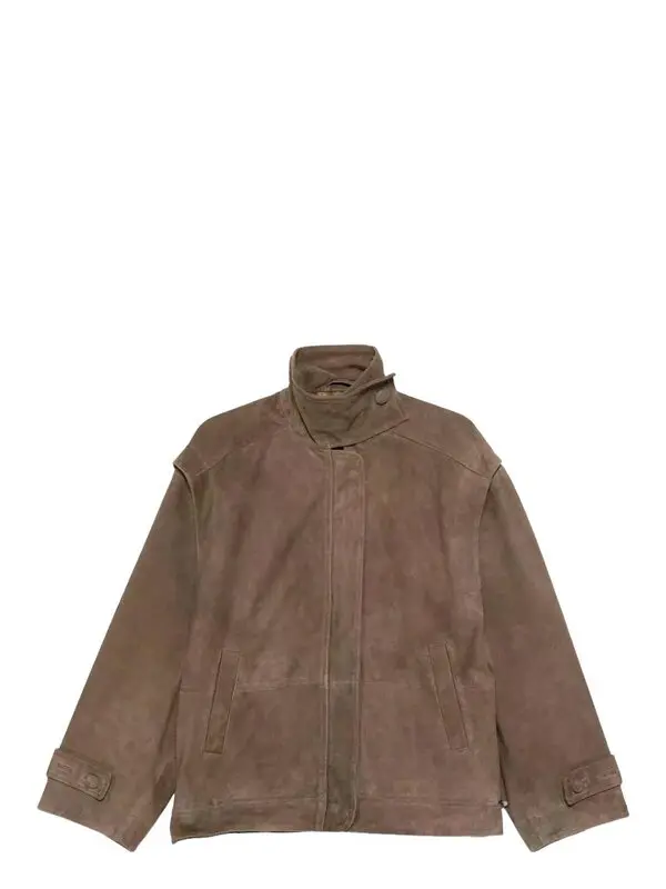 Remain Birger Christensen Leather Jacket - Brown