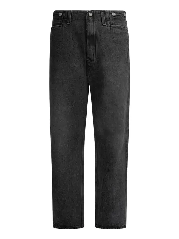 Needles Button Patch Jeans - Black