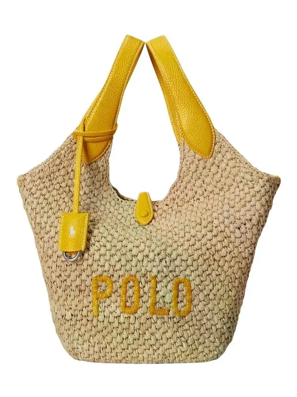 Polo Ralph Lauren Play Raffia Tote Bag - Neutrals