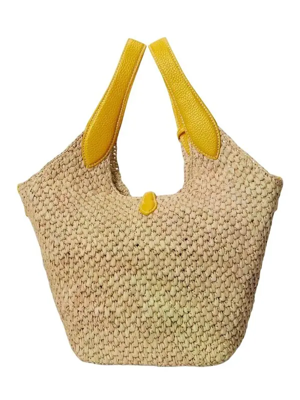 Polo Ralph Lauren Play Raffia Tote Bag - Neutrals