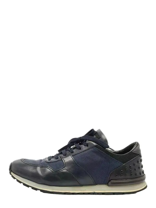 TOD'S Leather Low-top Sneakers - Blue