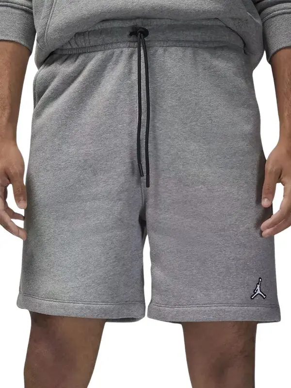 JORDAN Brooklyn Drawstring Track Shorts - Grey