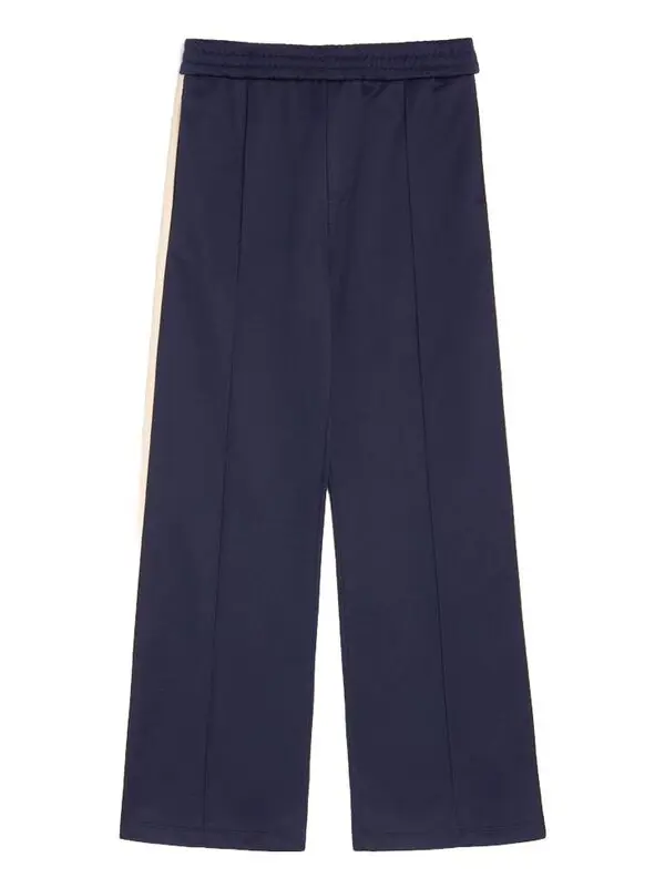 Valentino Garavani Acetate Trousers With Vlogo - Navy/butter