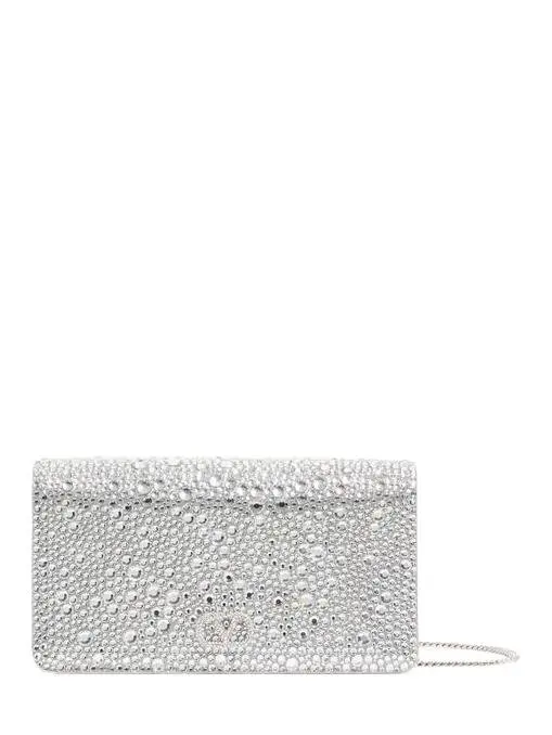 Valentino Garavani Vlogo Signature Mini Crossbody Bag - Crystal