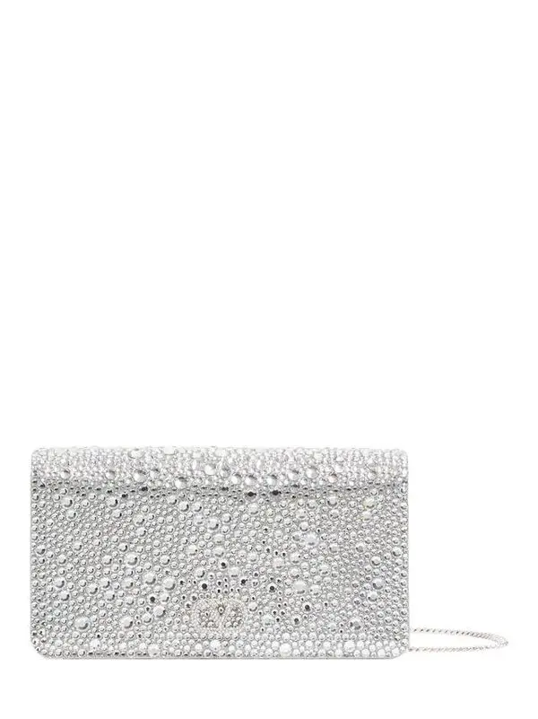 Valentino Garavani Vlogo Signature Mini Crossbody Bag - Crystal