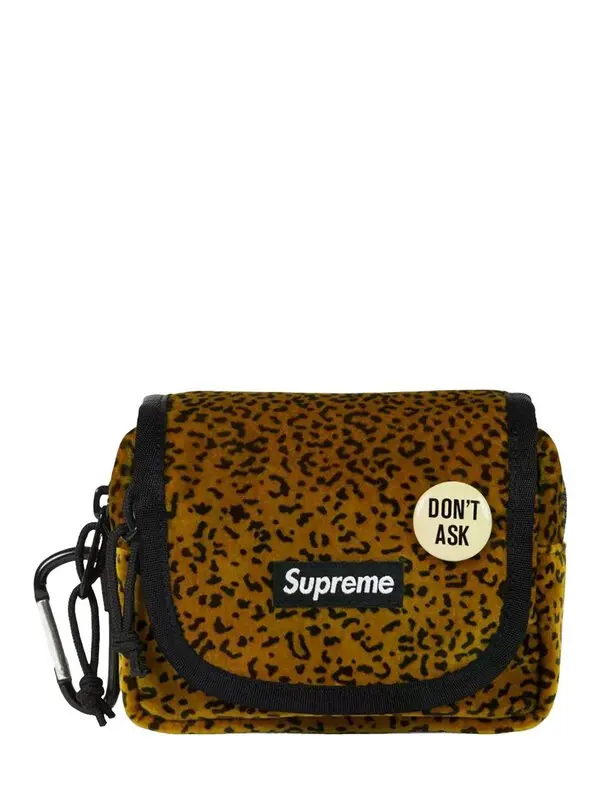 Supreme Leopard Print Belt Bag - Brown