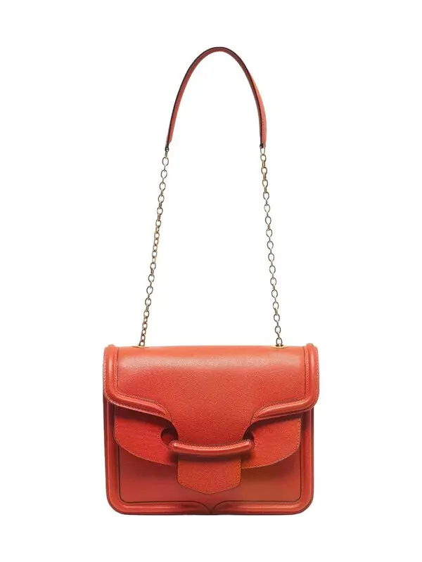 Alexander McQueen Heroine Chain-strap Shoulder Bag - Orange