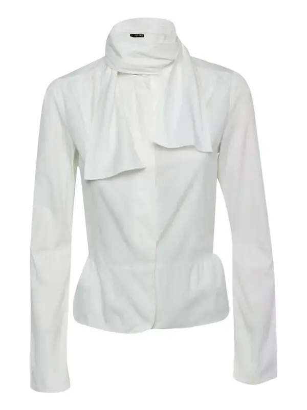 JOSEPH Neck-tie Shirt - White