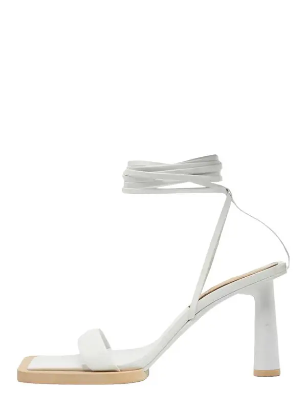 Jacquemus Les Carrés Ronds Sandals - White