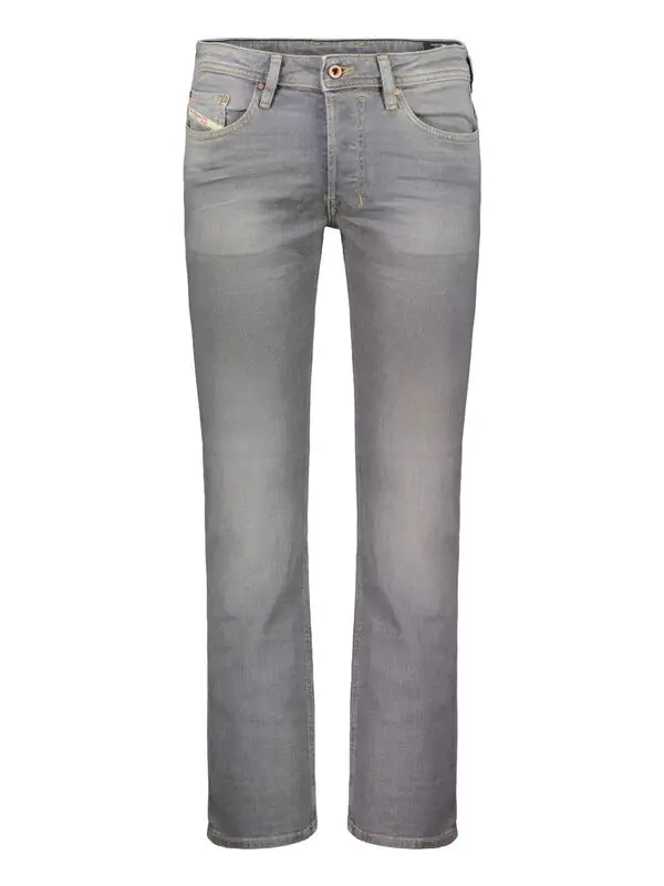 Diesel Five-pocket Straight-leg Jeans - Grey