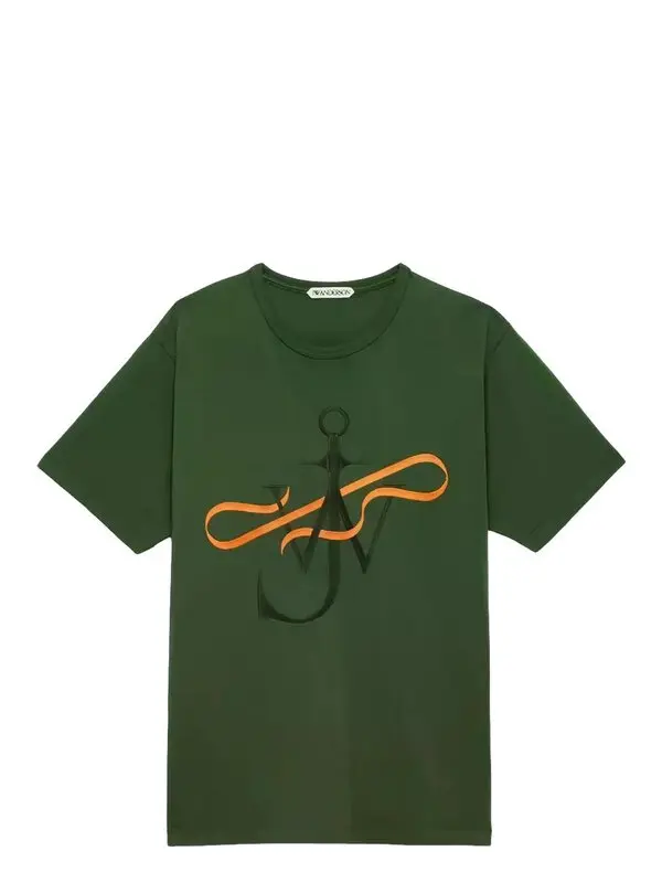 JW Anderson Graphic Print T-shirt - Green