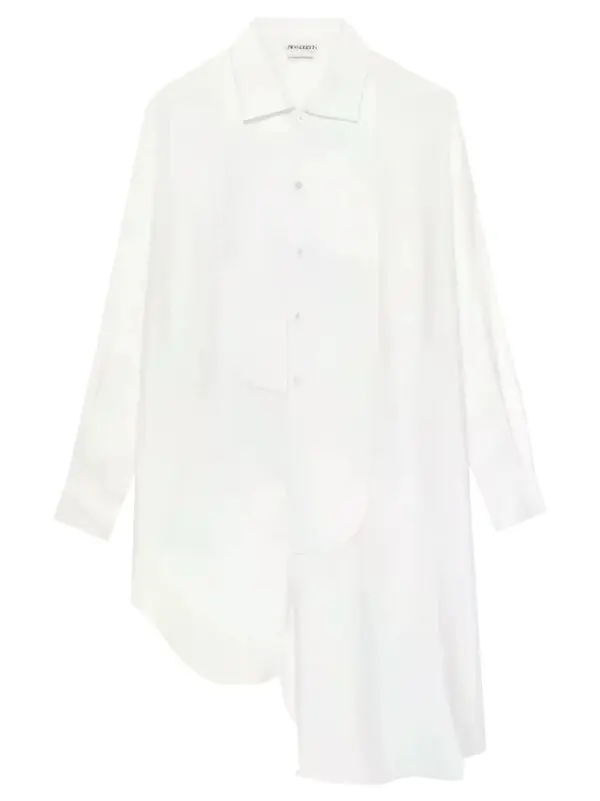 JW Anderson Asymmetric Midi Dress - White