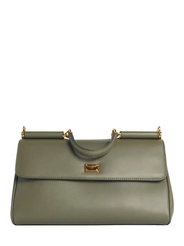 Dolce & Gabbana My Sicily Soft Leather Handbag - Green