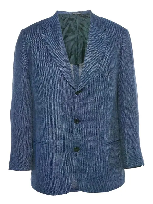 Ermenegildo Zegna Single-breasted Blazer - Blue