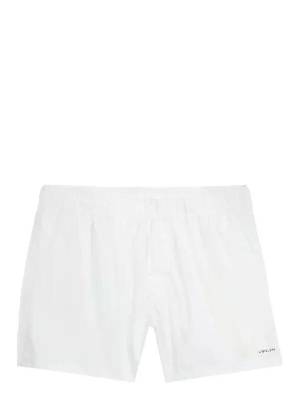 OSKLEN Elastic-waistband Swim Shorts - White