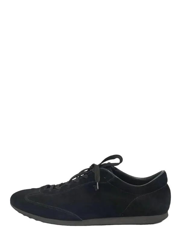 TOD'S Suede Lace-up Sneakers - Black