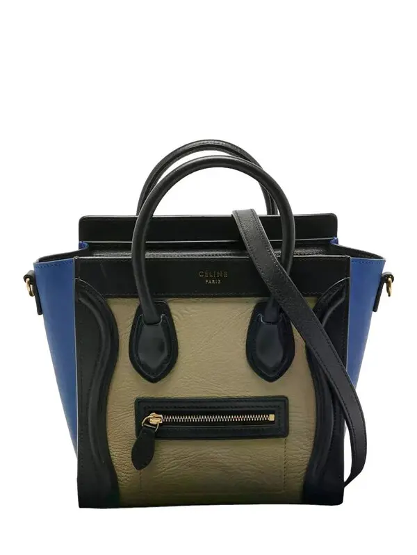 Celine Leather Tote Bag - Black