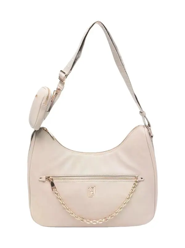 Liu Jo Chain-detail Shoulder Bag - Neutrals