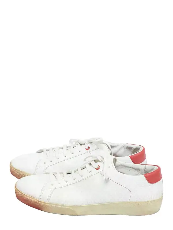 Carolina Herrera Leather Low-top Sneakers - White