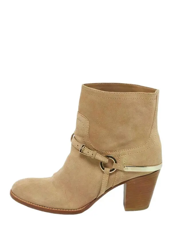Dior Ring-detail Ankle Boots - Neutrals