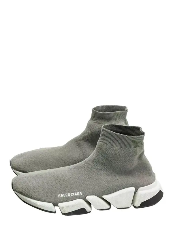 Balenciaga Knit Slip-on Sneakers - Grey
