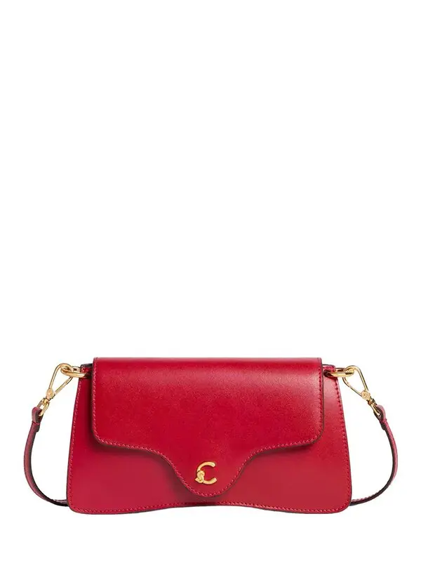 COCCINELLE Logo-plaque Shoulder Bag - Red