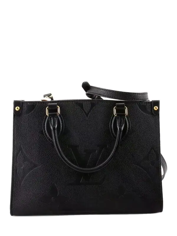 LOUIS VUITTON Onthego Tote Monogram Empreinte Giant Pm - Black