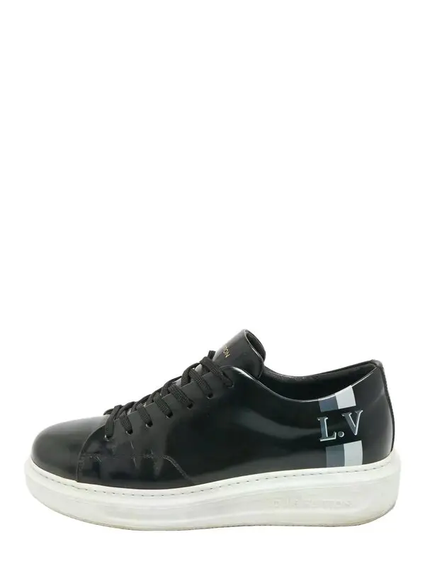 LOUIS VUITTON Leather Sneakers - Black