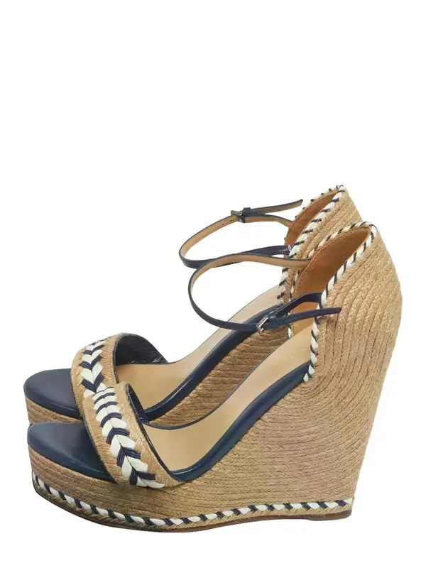 Gucci Espadrille Wedge Sandals - Neutrals