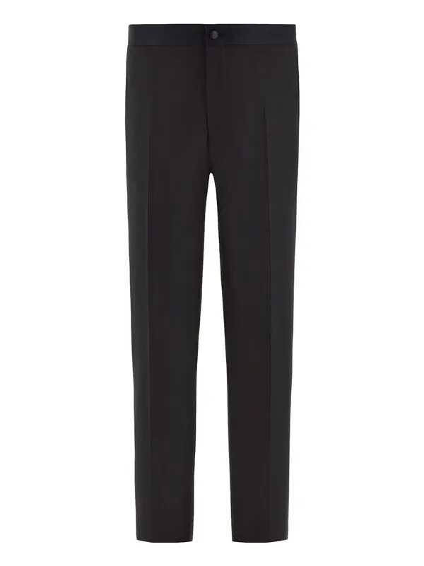 Canali Pure Wool 150's Tuxedo Suit - Black