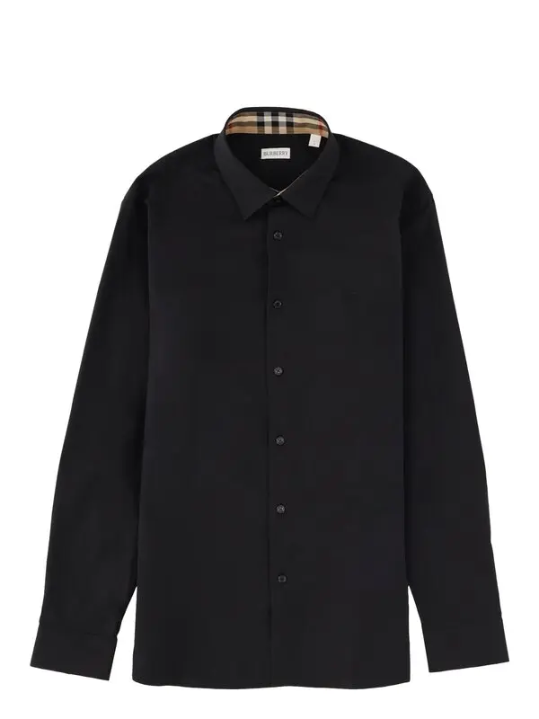 Burberry Cotton Shirt - Black
