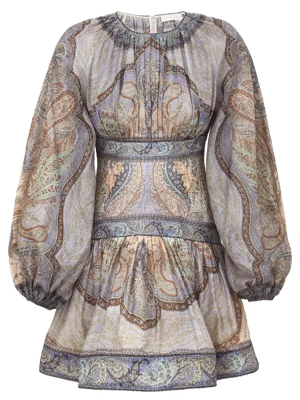 Zimmermann Wonderlust Mini Dress - Multicolour