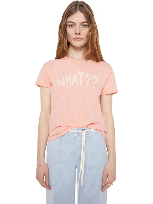 MOTHER The Lil Goodie What?? T-shirt - Orange