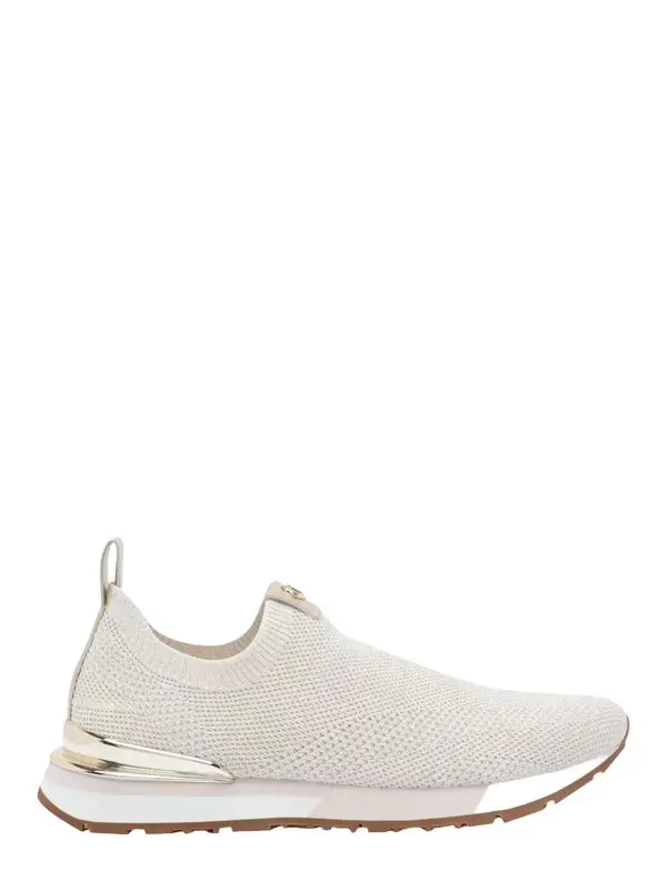 Michael Kors Logo Detail Slip-on Sneakers - Neutrals