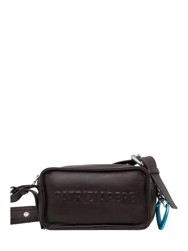 Patrizia Pepe Mini Embossed Cross Body Bag - Red